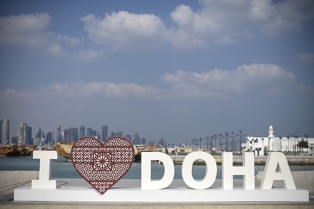 Doha Qatar Sport Soccer Qatar 2022 Editorial Stock Photo - Stock Image ...