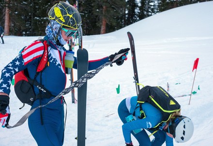 Multiple Transition Zones Occur During Skimo Editorial Stock Photo ...