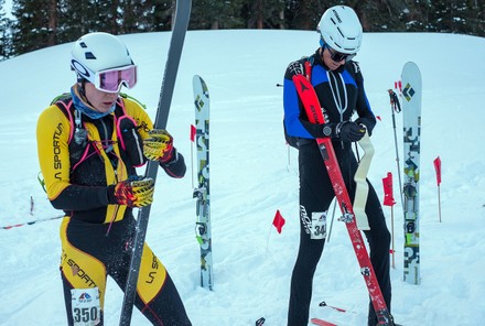 Multiple Transition Zones Occur During Skimo Editorial Stock Photo ...