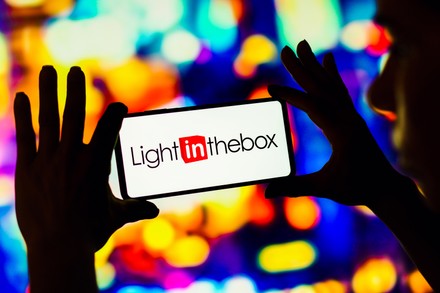 This Photo Illustration Lightinthebox Logo Displayed Editorial Stock ...