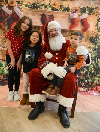 Santa Visits Children Ymca Editorial Stock Photo - Stock Image ...