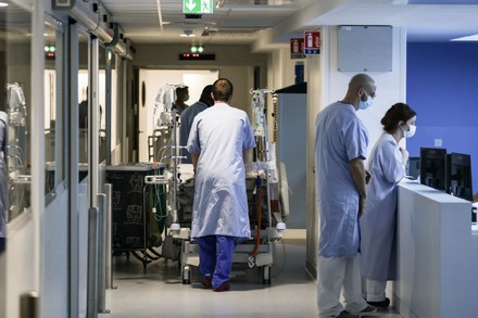 Nurses Work New Premises Neuroresuscitation Department Editorial Stock ...