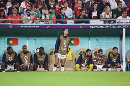 Cristiano Ronaldo Portugal On Substitute Bench Editorial Stock Photo ...