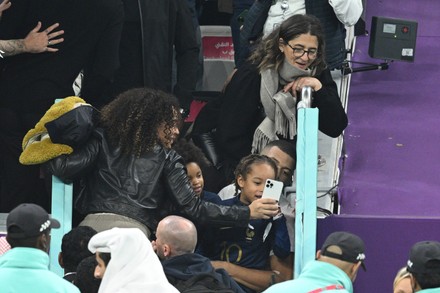 Kylian Mbappe Family Waiting Fifa World Editorial Stock Photo - Stock ...