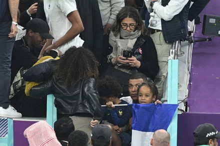 Kylian Mbappe Family Waiting Fifa World Editorial Stock Photo - Stock ...