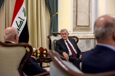 Iraqi President Abdul Latif Rashid Meets Editorial Stock Photo - Stock ...
