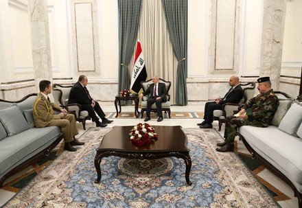 Iraqi President Abdul Latif Rashid Meets Editorial Stock Photo - Stock ...