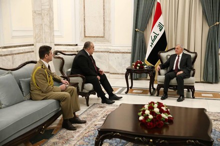 Iraqi President Abdul Latif Rashid Meets Editorial Stock Photo - Stock ...