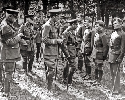 King George V Inspecting Raf Pilots Editorial Stock Photo - Stock Image ...