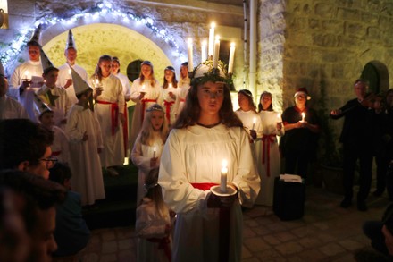 __COUNT__ St. Lucia's Day procession at Swedish Theological Institution ...