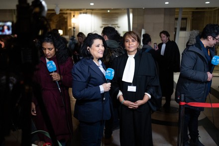 French Lawyer Samia Maktouf Talks Press Editorial Stock Photo - Stock ...