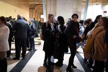 Lawyers Hug Next Temporary Courtroom During Editorial Stock Photo ...