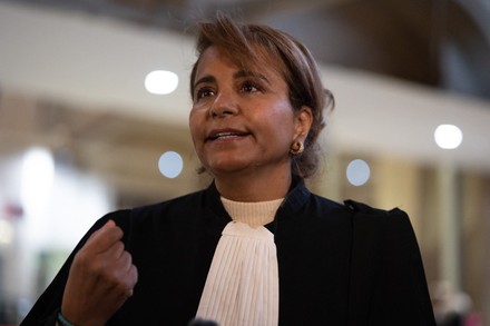 French Lawyer Samia Maktouf Talks Press Editorial Stock Photo - Stock ...