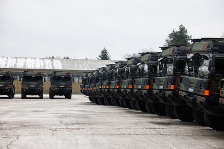 German Rheinmetall Man Tactical Military Transport Editorial Stock ...