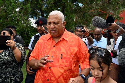 Fijis Prime Minister Fijifirst Leader Frank Editorial Stock Photo ...