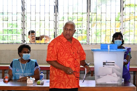 Fijis Prime Minister Fijifirst Leader Frank Editorial Stock Photo ...