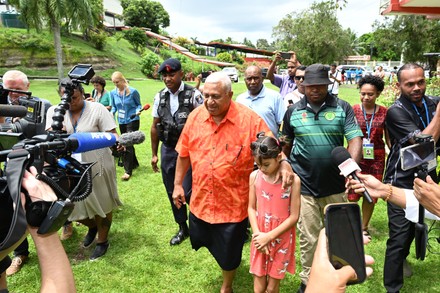 Fijis Prime Minister Fijifirst Leader Frank Editorial Stock Photo ...