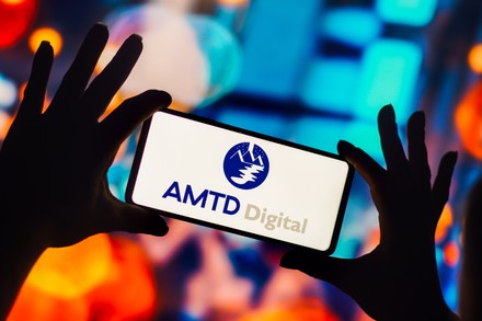 This Photo Illustration Amtd Digital Logo Editorial Stock Photo - Stock ...