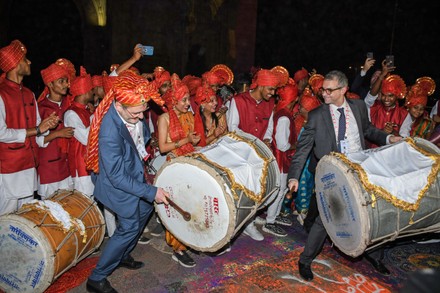 Foreign Delegate Wearing Traditional Turban Headgear Editorial Stock ...