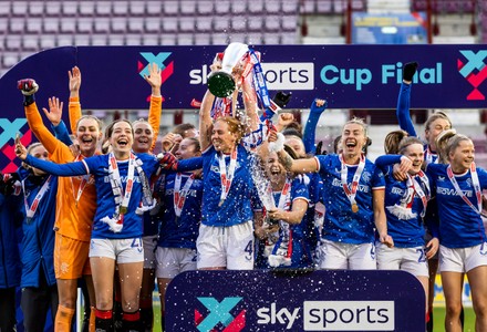 Rangers Womens Defender Kathryn Hill Lifts Editorial Stock Photo ...