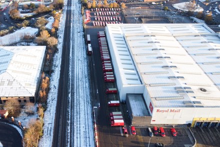 Royal Mail Vans Parked Sheffield Mail Editorial Stock Photo - Stock ...