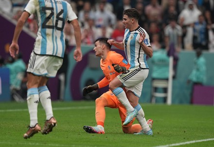 Lusail Qatar 13122022 Argentinas Forward Julian Editorial Stock Photo ...