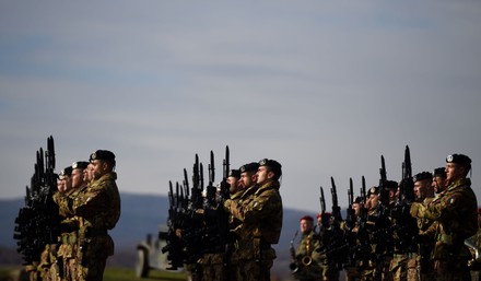 Italian Stand Formation During Militarytactical Exercise Editorial ...