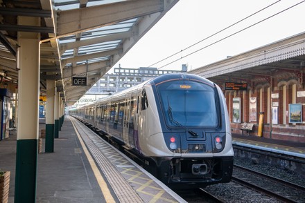 Elizabeth Line Train En Route Paddington Editorial Stock Photo - Stock ...