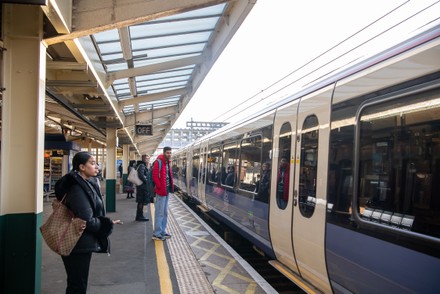 Elizabeth Line Train En Route Paddington Editorial Stock Photo - Stock ...