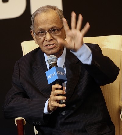 Infosys Founder Nr Narayana Murthy Addresses Editorial Stock Photo ...