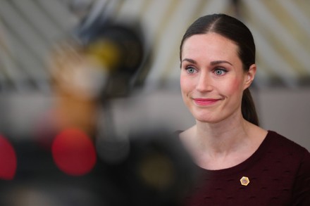 Finnish Prime Minister Sanna Marin Speaks Editorial Stock Photo - Stock Image | Shutterstock
