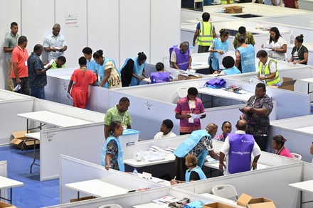 Election Office Staff Scrutineers Work Fijian Editorial Stock Photo ...