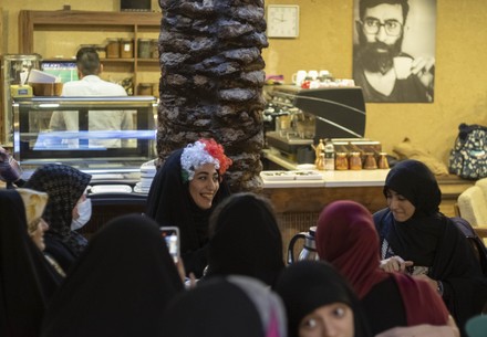 Veiled Female Iranian Fans Attend Nakhlestan Editorial Stock Photo ...