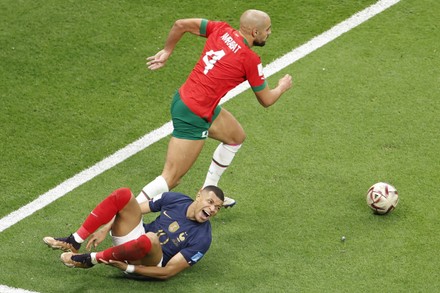 Kylian Mbappe Bottom France Falls During Editorial Stock Photo - Stock ...