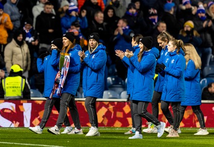 Rangers Women Parade Sky Sports Cup Editorial Stock Photo - Stock Image ...
