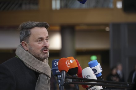 Prime Minister Luxembourg Xavier Bettel Arrives Editorial Stock Photo ...
