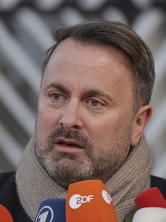 Prime Minister Luxembourg Xavier Bettel Arrives Editorial Stock Photo ...