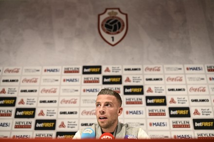 Antwerps Toby Alderweireld Pictured During Press Editorial Stock Photo ...
