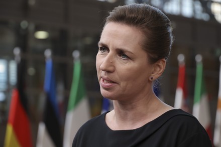 Prime Minister Denmark Mette Frederiksen Arrives Editorial Stock Photo ...
