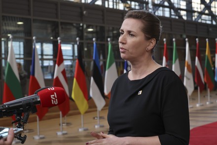 Prime Minister Denmark Mette Frederiksen Arrives Editorial Stock Photo ...