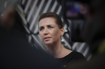 Prime Minister Denmark Mette Frederiksen Arrives Editorial Stock Photo ...