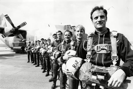 Aviation 1973 Parachutes Free Fall Raf Editorial Stock Photo - Stock ...