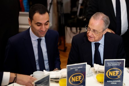President Real Madrid Construction Activities Services Editorial Stock ...