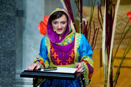 Activist Politician Zarifa Ghafari Afghanistan Speaks Editorial Stock ...