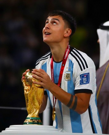 Paulo Dybala Argentina World Cup Trophy Editorial Stock Photo - Stock ...