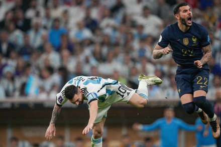 Lionel Messi Argentina Falls Ground Following Editorial Stock Photo ...