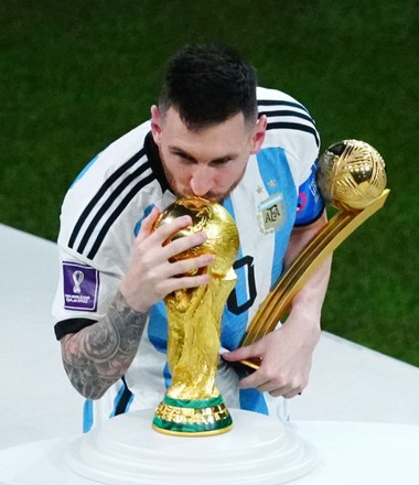 Lionel Messi Wins Golden Ball Trophy Editorial Stock Photo - Stock ...