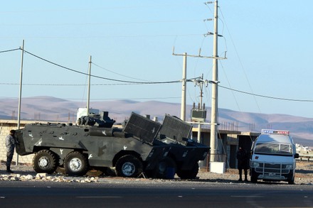 Jordanian Police Forces One Positions Across Editorial Stock Photo ...