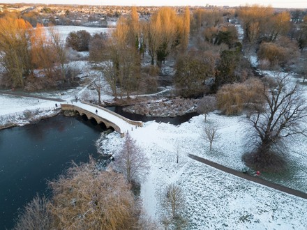 Five Arches Bridge River Cray Looks Editorial Stock Photo - Stock Image ...