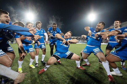 Cyril Blanchard Vannes Celebrates Teammates After Editorial Stock Photo ...